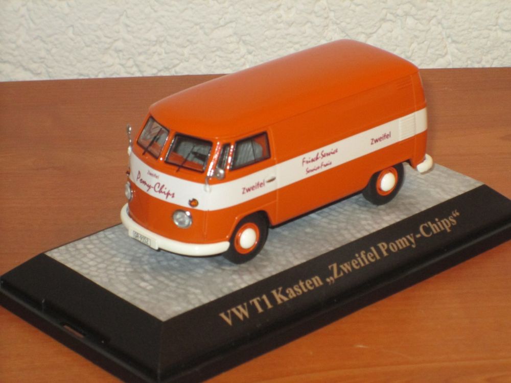 Volkswagen T1 Kasten Zweifel Pomy-Chips 1/43 (Neu und originalverpackt ...