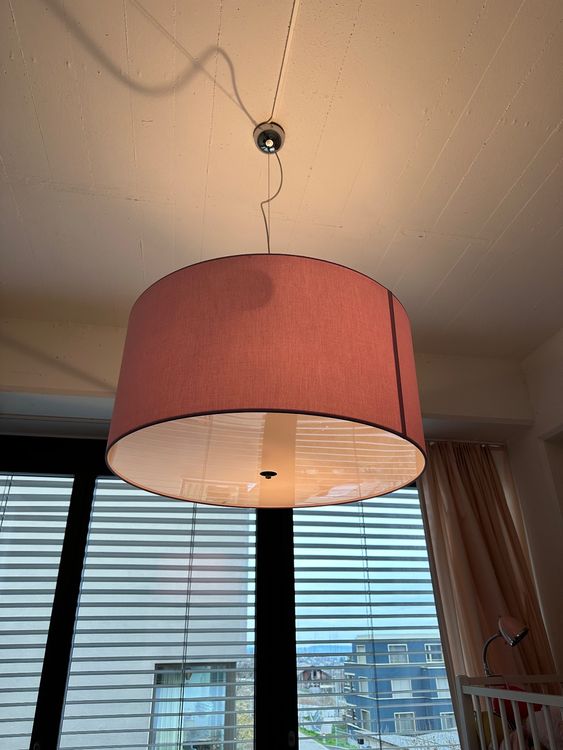 Modoluce Pendelleuchte mit Textilschirm Cilindro (Gebraucht) in Horgen ...