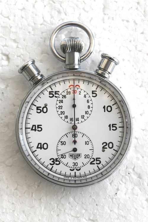 Heuer Rattrapante Stoppuhr 1/5 s with split action, Ref. 571 | Kaufen ...