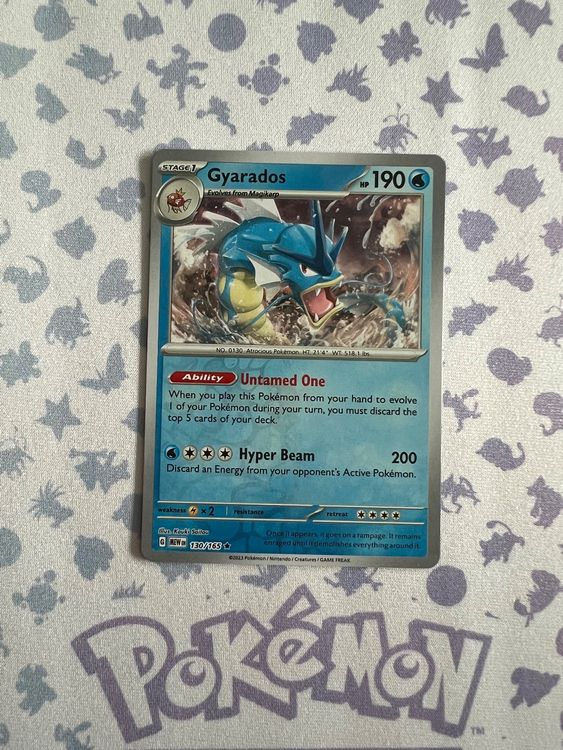 Pokémon 151 Gyarados Reverse EN (Gebraucht) in Siebnen für CHF 1 – mit ...