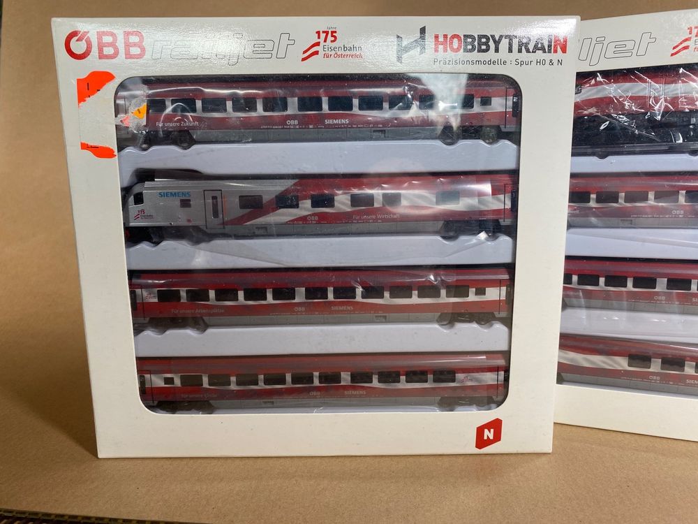 Hobbytrain ÖBB Railjet Zugkomposition Spur N Modelleisenbahn (Gebraucht ...