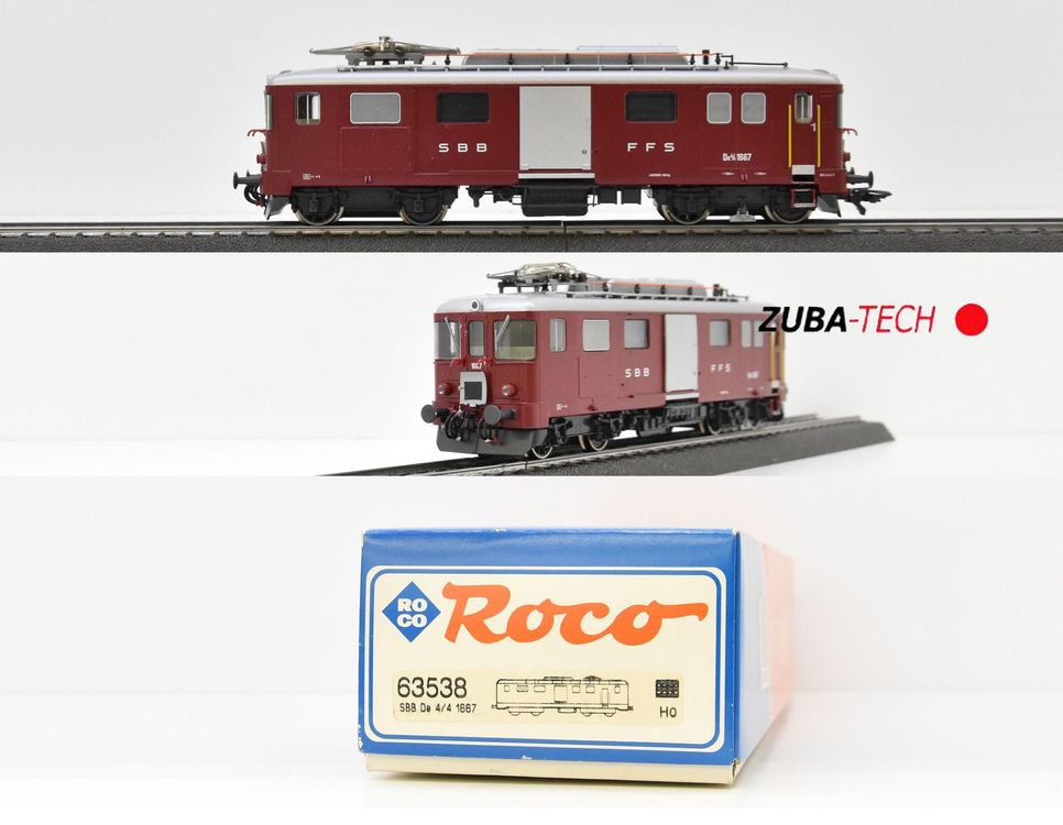Roco 63538 Gepäcktriebwagen De 4/4 SBB H0 GS Analog mit OVP | Acheter ...