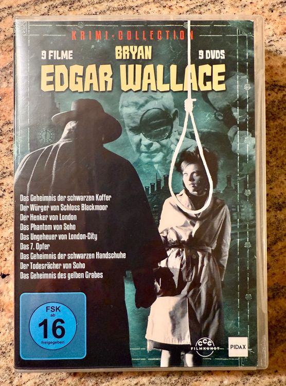 Edgar Wallace Krimi Collection, 9 DVDs, Top! (Gebraucht) in Goldach für ...