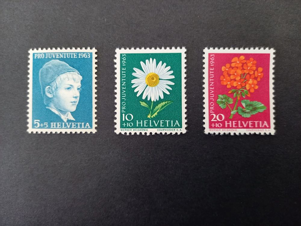 Pro Juventute 1963 200-202 ** (D'occasion) à Courtételle pour CHF 1 ...