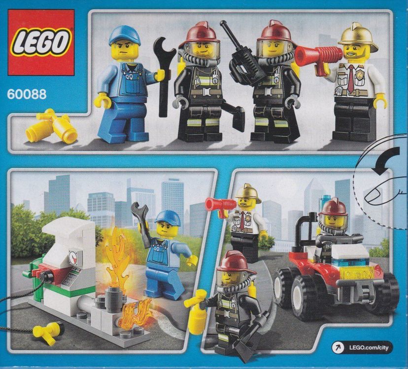 LEGO CITY 60088 STARTER SET DEI POMPIERI (Neu und originalverpackt) in ...