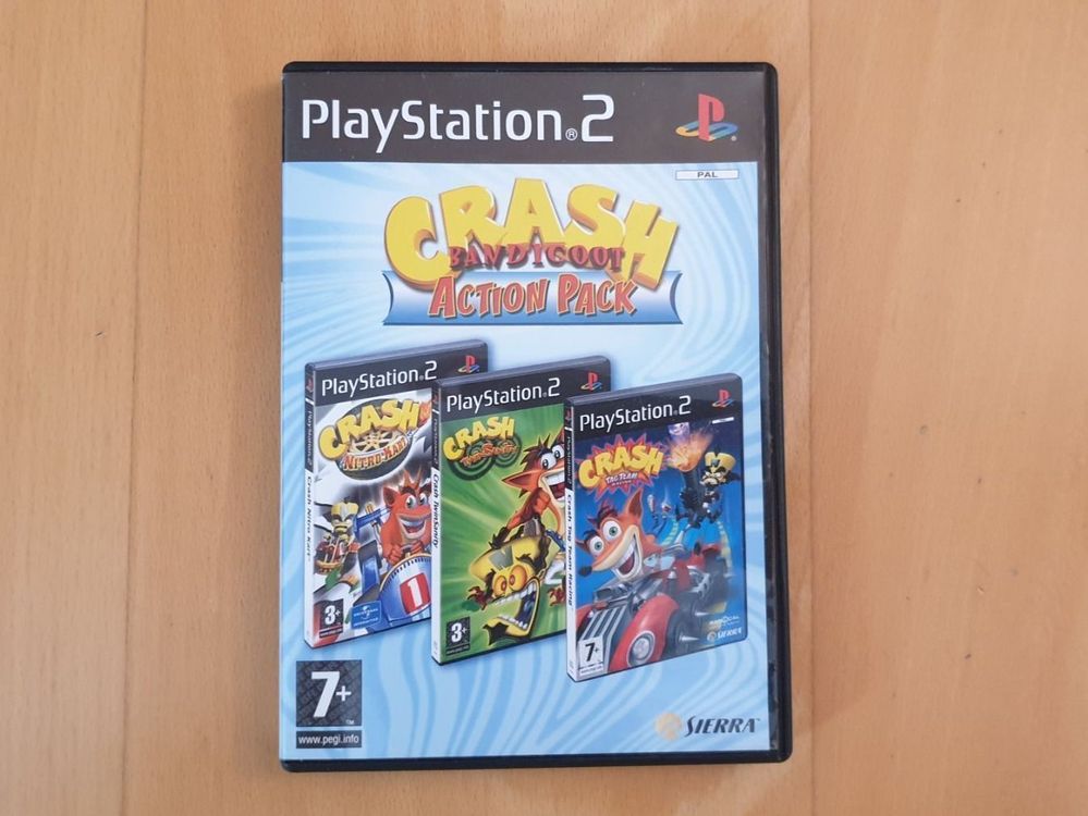 Crash Bandicoot Action Pack für PS2 (Defekt) in Bösingen für CHF 5 ...