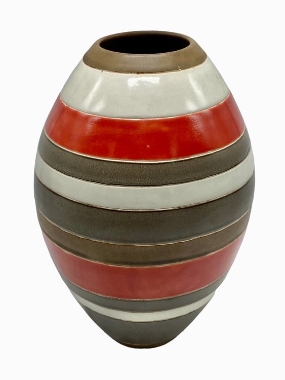 Grand vase en céramique émaillée multicolore Natuzzi Italie (Gebraucht ...