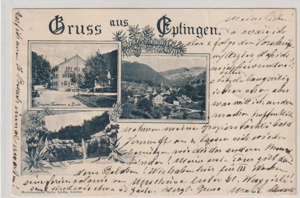 KARTE EPTINGEN, ZIRKULIERT | Kaufen auf Ricardo