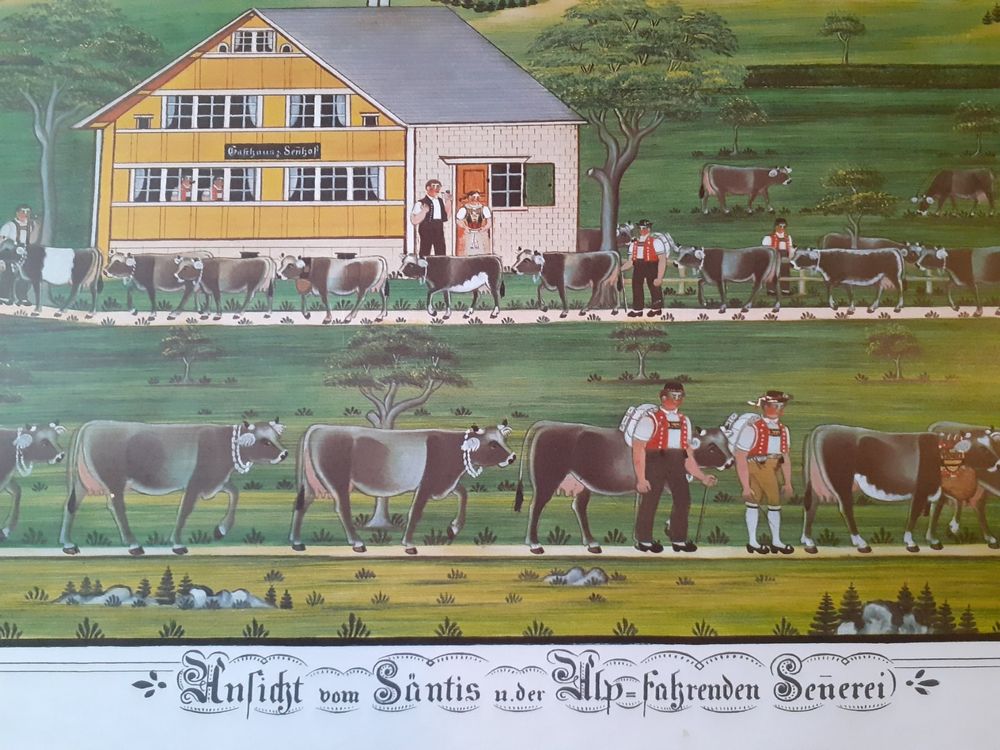 Plakat Zülle Volkskunst aus Appenzell & dem Toggenburg 1978 (Gebraucht ...