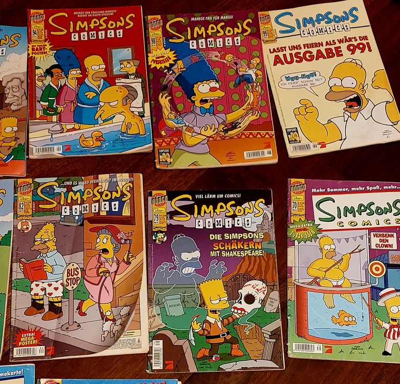 Simpson Comics (Gebraucht) in Hünibach für CHF 6 – mit Lieferung auf Ricardo kaufen