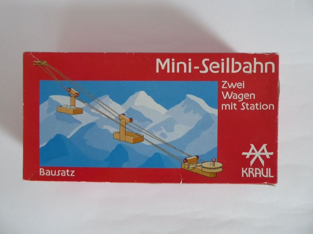 Baukasten Mini Seilbahn Holz, Kraul, neu | Kaufen auf Ricardo