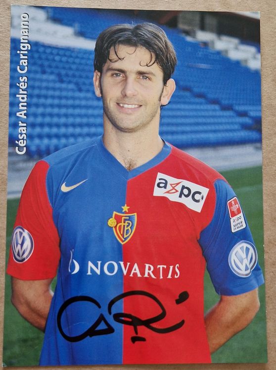 César Andrés Carignano - FC Basel 2008 (Gebraucht) in Menziken für CHF ...