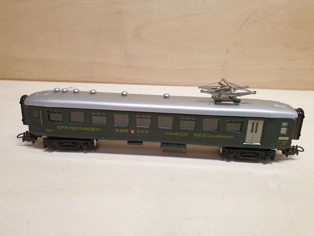 Märklin 348/2 - SBB Speisewagen, Dr41010, 33T, Blech (Gebraucht) in Waengi für CHF 19 – mit ...