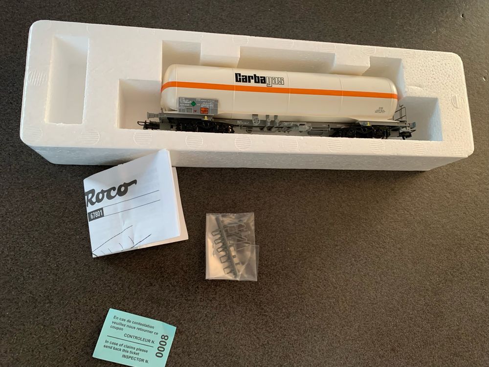 ROCO 67801 H0 Kesselwagen SBB Carbagas in OVP | Kaufen auf Ricardo