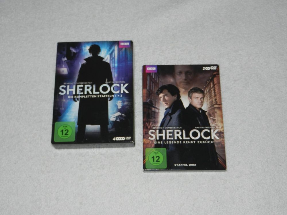 DVD BBC SERIE SHERLOCK DIE KOMPLETTEN STAFFELN 1-3 (Gebraucht) in Chur ...