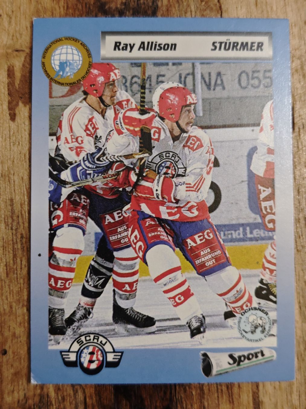 Ray Allison SC Rapperswil-Jona Sammelkarte 1993/94 (Gebraucht) in ...
