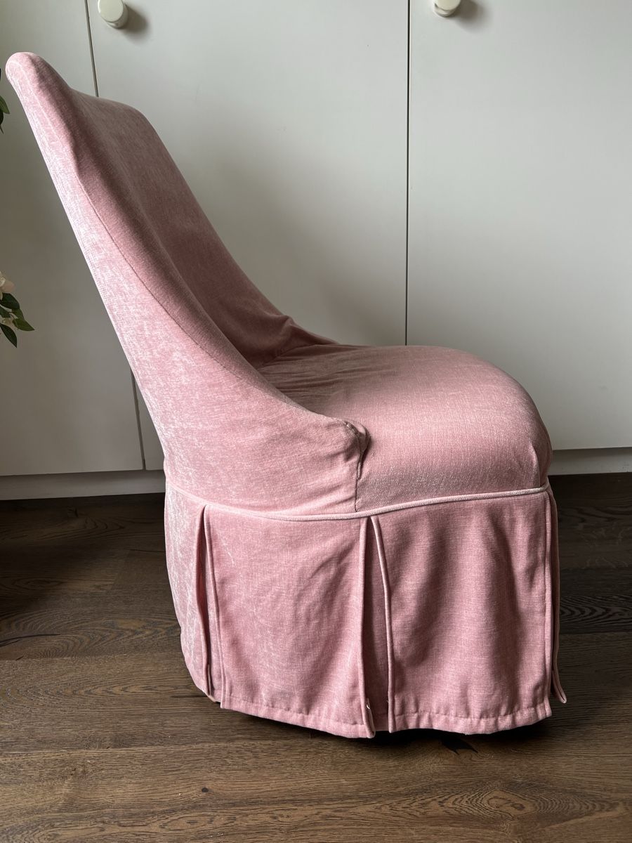 Polster-Sessel in Rosa mit neuem Überzug und Kissen - Top! (Gebraucht ...