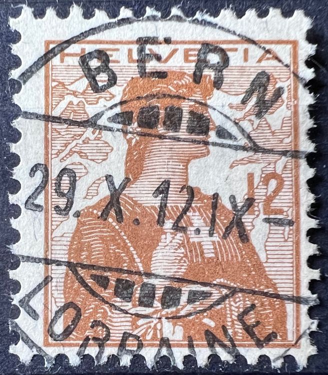 1907 Helv. Brustbild Zst 121 Voll-⦿ Bern Lorraine | Kaufen auf Ricardo