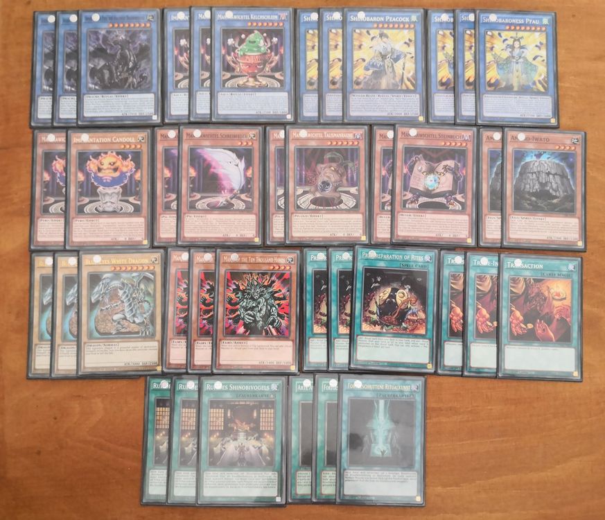 Yugioh Sammelauflösung Amorphage RITUAL PEACOCK DECK (Neu (gemäss ...