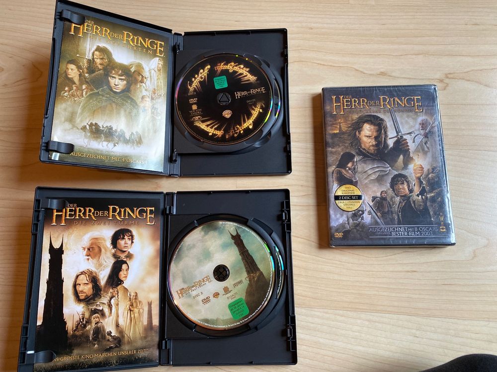 3x Herr der Ringe DVD (Triologie) | Kaufen auf Ricardo