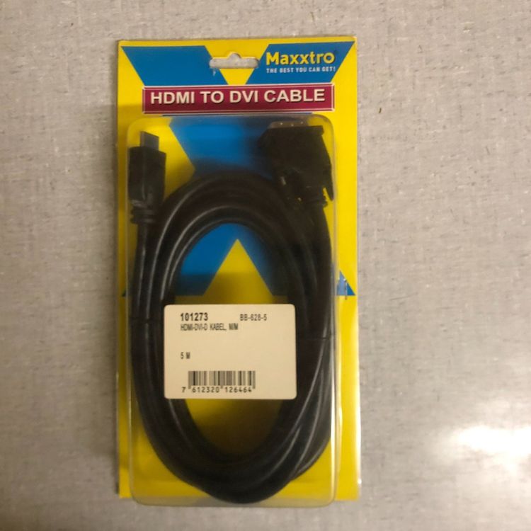 HDMI - DVI Kabel / 5m Maxxtro (Neu und originalverpackt) in Bern für ...