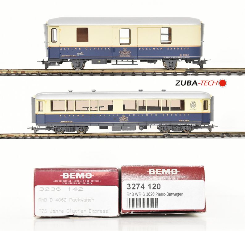 Bemo Salonwagen-Set Alpin Classic Pullman Express RhB OVP (Gebraucht) in St. Gallen für CHF 179 ...