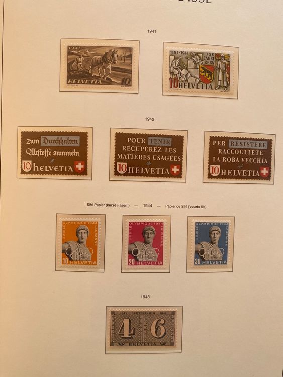 Briefmarken ungestempelt 1939-1941 | Kaufen auf Ricardo