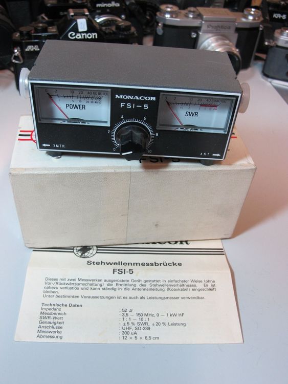 Monacor FSI - 5 Stehwellenmessbrücke Neu (Gebraucht) in Dettighofen für CHF 51 – mit Lieferung ...