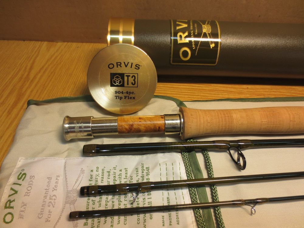 Fliegenrute Orvis T3 Fly Rods 904 - 4pc. Tip Flex. #2 | Kaufen auf Ricardo