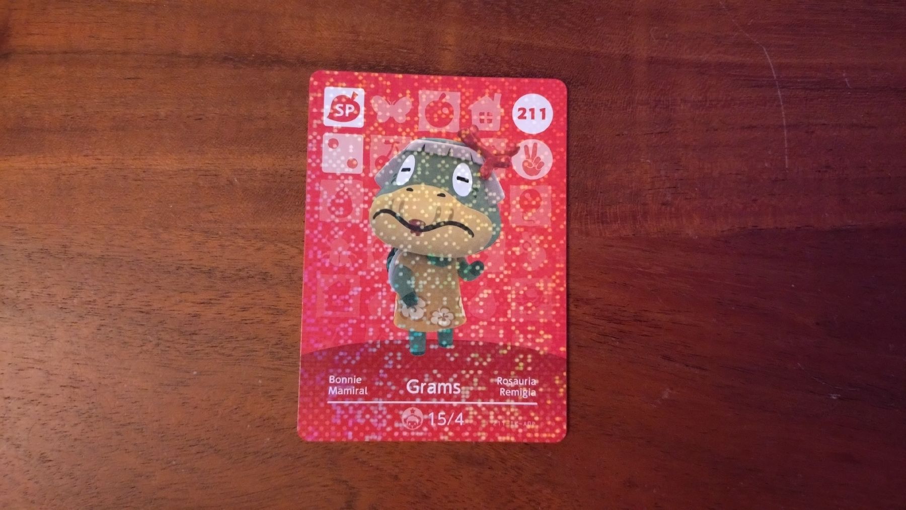 Animal Crossing amiibo Karte, Grams / Bonnie, Nr. 211 (Neu (gemäss ...