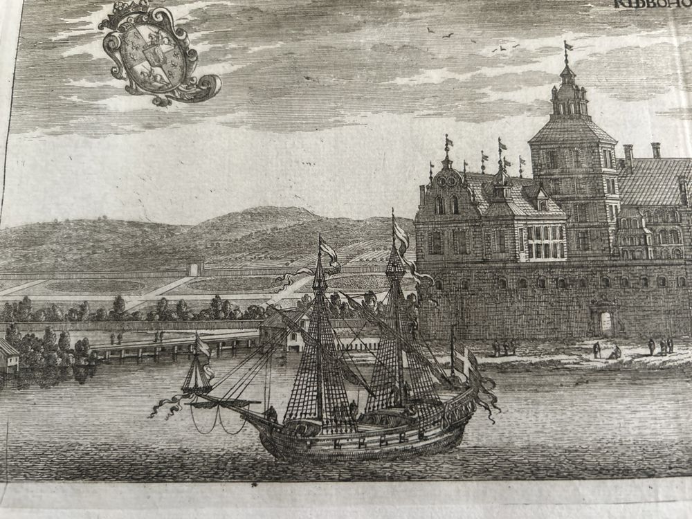 Stich Schloss mit Wappen und Schiffen (Nr 119) (Gebraucht) in St. Gallen für CHF 10 – mit ...