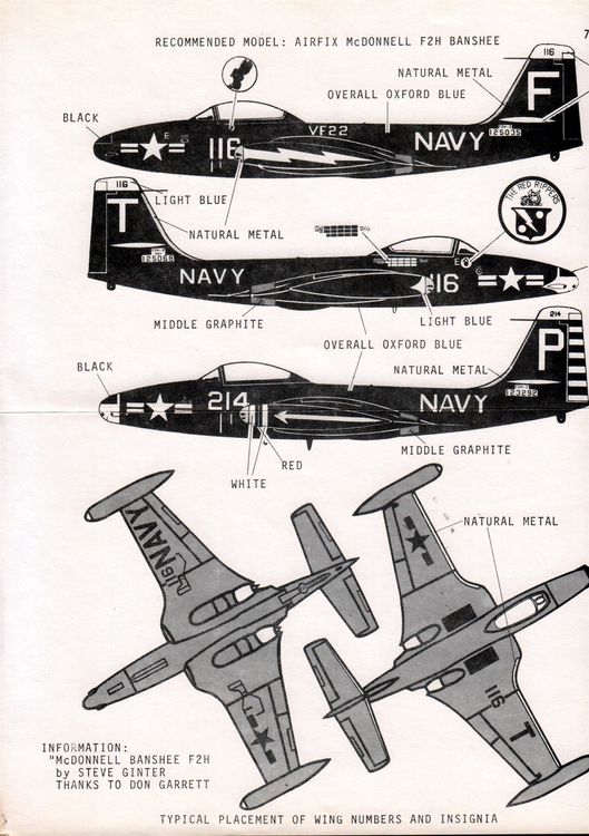 1/72 F2H Banshee Decal (Neu und originalverpackt) in Sion für CHF 6 ...