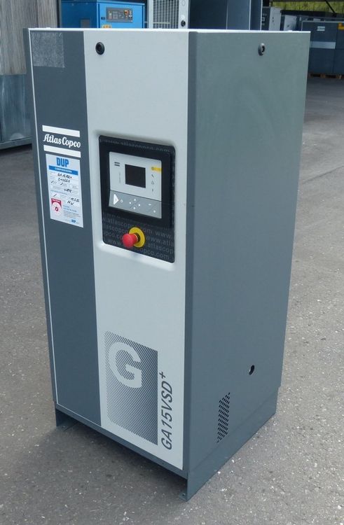 Occasion Schraubenkompressor Atlas Copco GA15VSD+ (Gebraucht) in Widnau ...