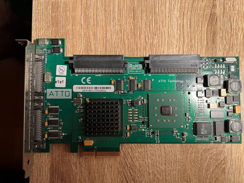 Dual Channel SCSI-UW4 Ultra Wide 4 320 Atto (Gebraucht) in Steckborn ...
