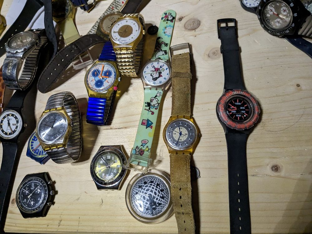 Swatch Lot 90 Stk. (Defekt) in für CHF 103 – mit Lieferung auf Ricardo ...