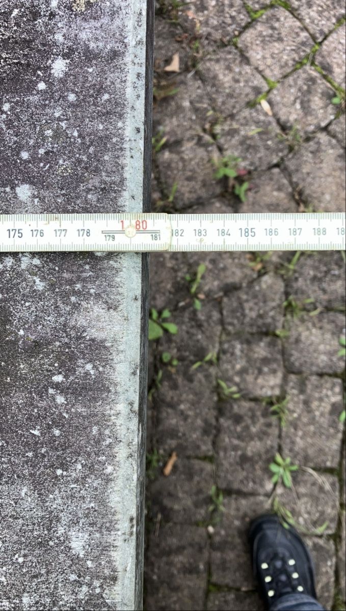 VB! Massiver Steintisch aus echtem Valser Quarzit- aus Vals (Gebraucht ...