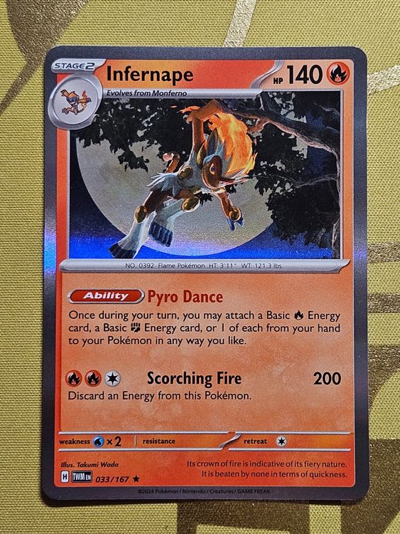 Twilight Masquerade - Infernape 033/167 EN (Gebraucht) in Bellinzona ...