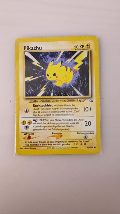 Pikachu 70/111 Pokémon TCG | Kaufen auf Ricardo