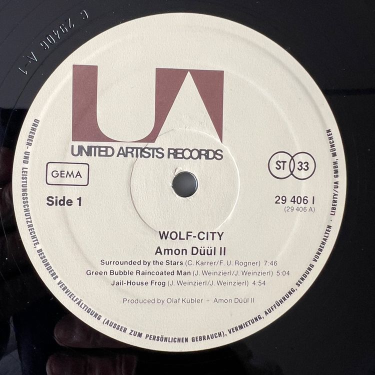 Amon Düül II - Wolf City / 1. D-Press. 1972 - Very nice (Gebraucht) in Gais für CHF 175 – mit ...