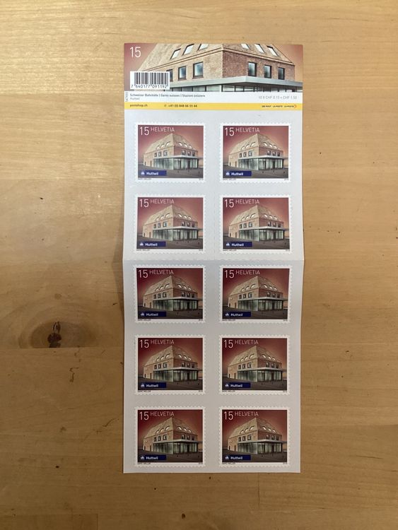 10x Fr. -.15 Briefmarken postfrisch Bahnhof Huttwil 2018 (Neu (gemäss Beschreibung)) in Seftigen ...