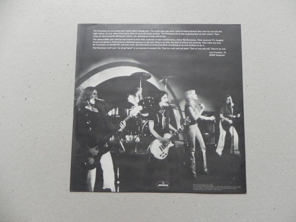 LP brit. Punk Glam Hardrock Frauenband The Runaways 1976 | Kaufen auf ...