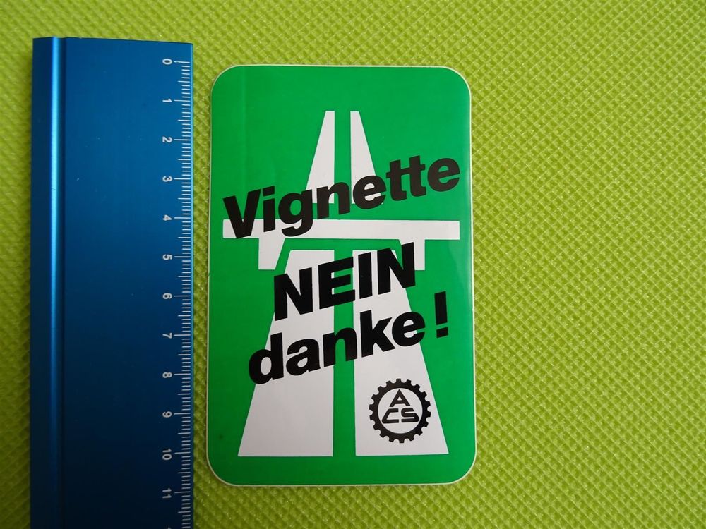 Vignette NEIN danke Aufkleber/Sticker (Gebraucht) in für CHF 9 – mit ...