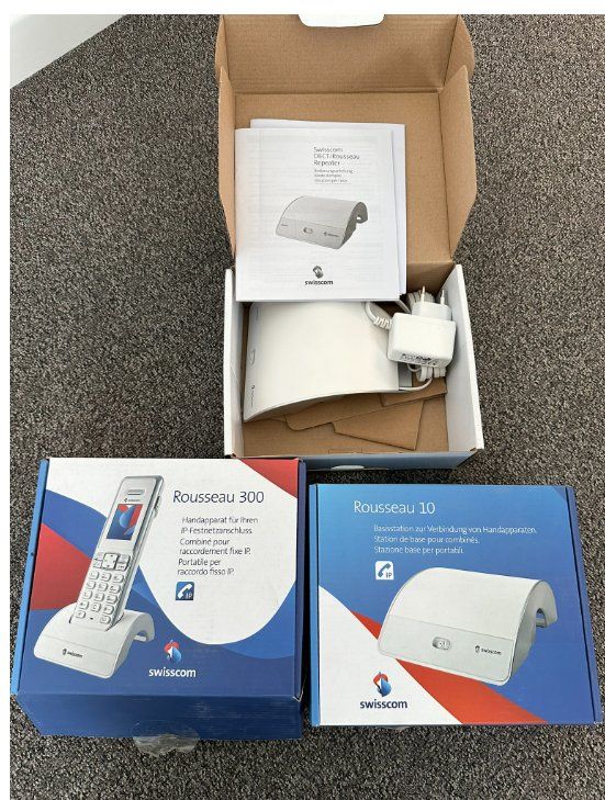 Swisscom Rousseau 300 inkl. Basisstation und Repeater | Kaufen auf Ricardo