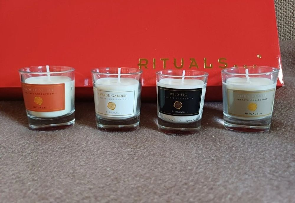 Rituals Set Luxus Duftkerzen Mini 4er Wild Fig Savage Garden (Neu und ...