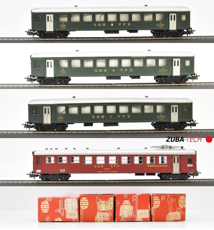 HAG 4x EW I Personenwagen der SBB H0 WS mit OVP (Gebraucht) in St. Gallen für CHF 72 – mit ...