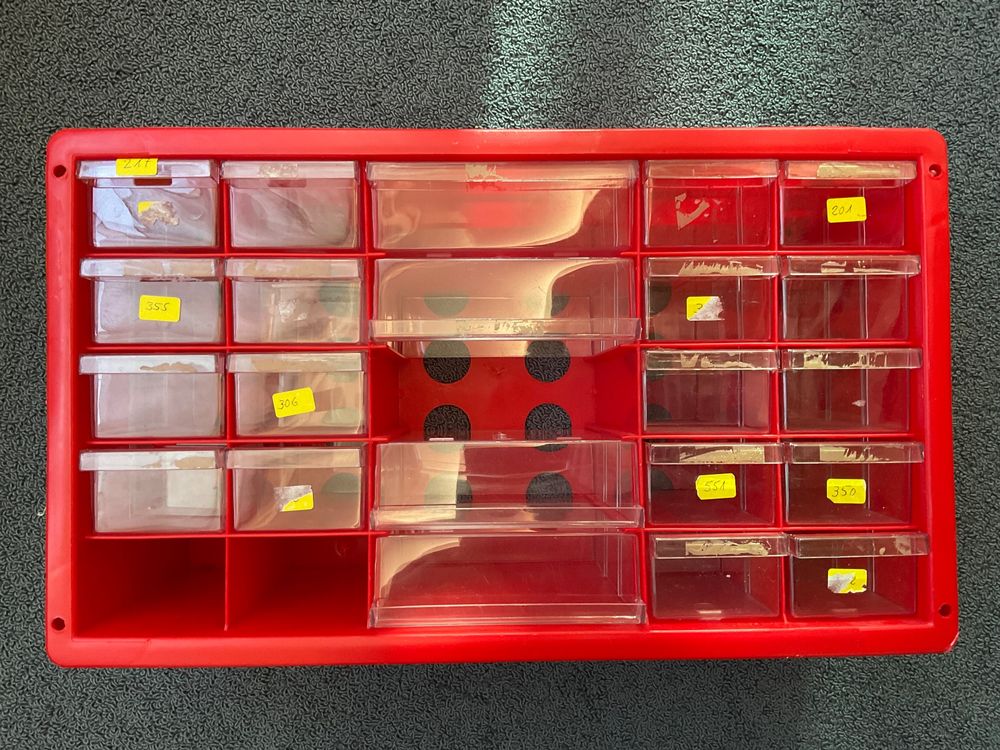 Sortierbox/ Aufbewahrungsbox mit Schubladen (Gebraucht) in Niederteufen für CHF 2 – mit ...