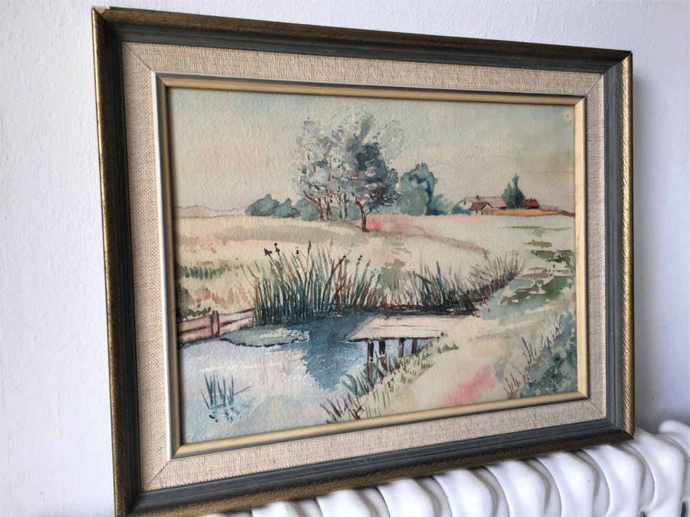 Tolle Aquarelle Signiert und Datierte Bild (Gebraucht) in Zürich für CHF 10 – mit Lieferung auf ...