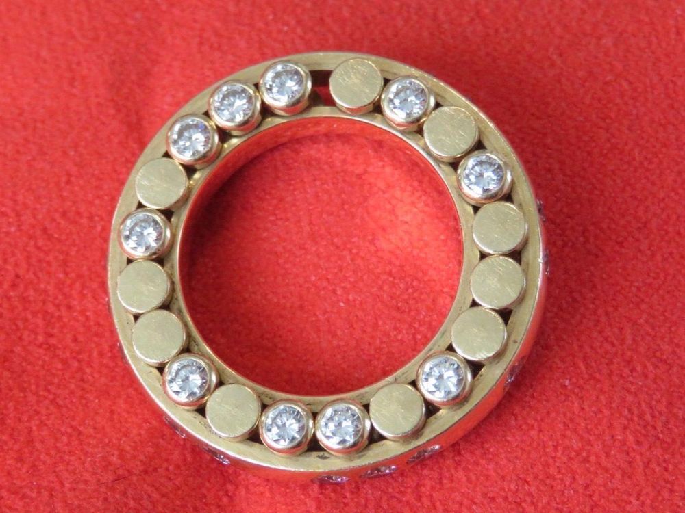 Damenring Dizzler, 18 k Gelbgold | Kaufen auf Ricardo