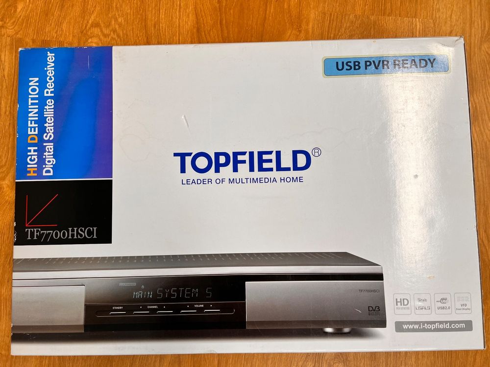 Décodeur satellite - HD Sat Empfänger Topfield TF 7700, NEUF | Kaufen auf Ricardo