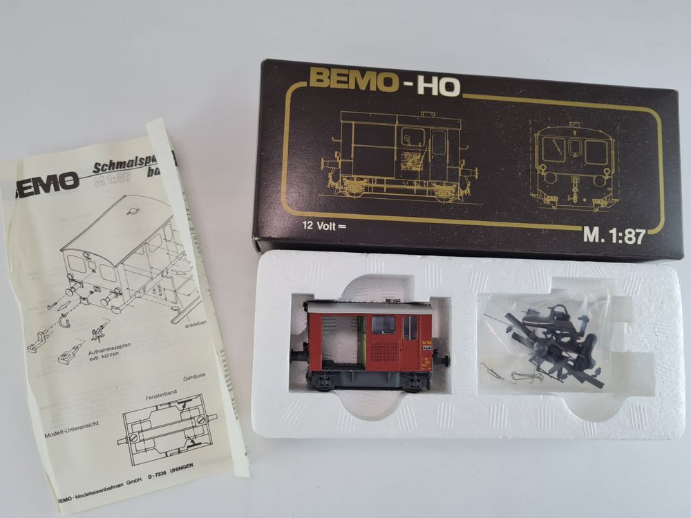BEMO 1676 SBB Traktor Tm 706 H0 1:87 (Neu (gemäss Beschreibung)) in ...